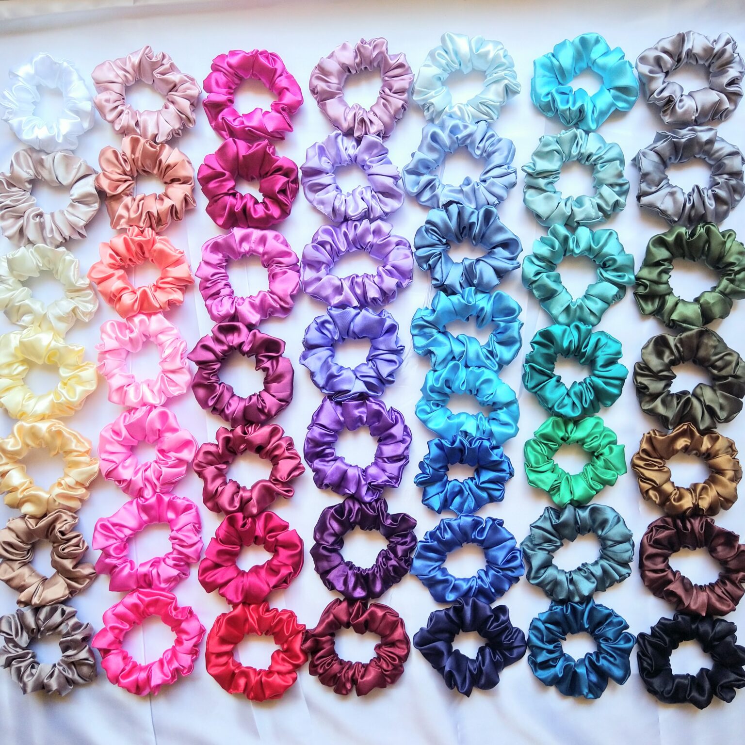 Satin Scrunchies | Ruby Scrunchie Co